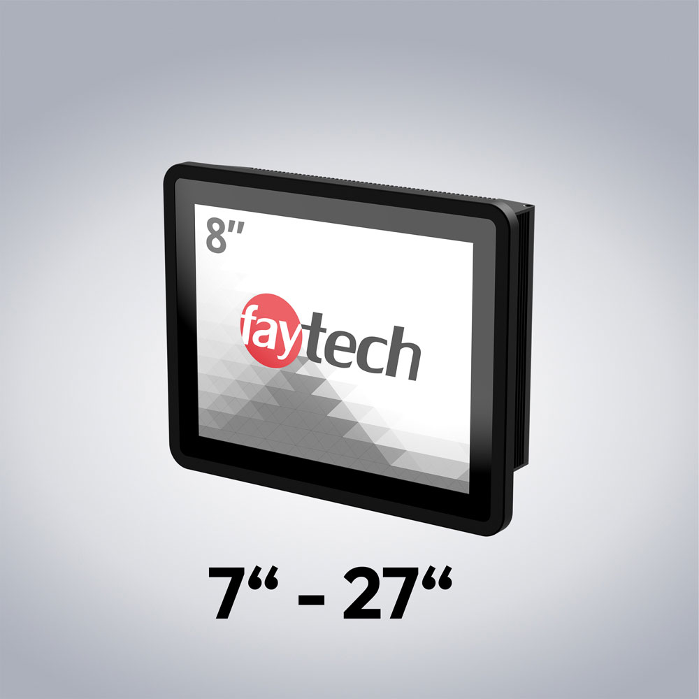 Industrial touch monitors - sizes from 7" to 27" - Pyramid Computer